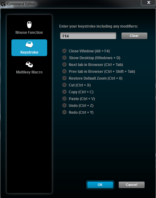 Extended function keys in CUE macros + my opinion on sabre - Keyboards ...