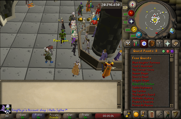 [KingMojoShop][Quested Range Pure] [99 Cooking] [70 Agility & Full ...