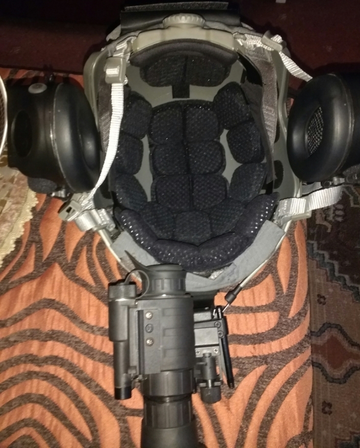 Updated helmet setup : r/airsoft