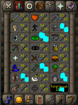 INFERNAL CAPED 50 ATT 41 DEF - ULTIMATE RUNE PURE | Sell & Trade Game ...