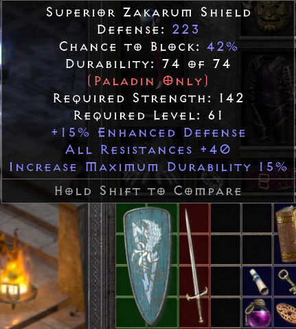 Iso: 43+ @ Res Zakarum Shield - Topic - d2jsp