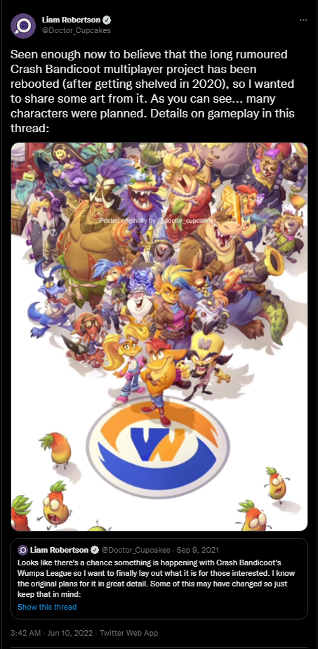 Crash Bandicoot Wumpa League key art : r/GamingLeaksAndRumours