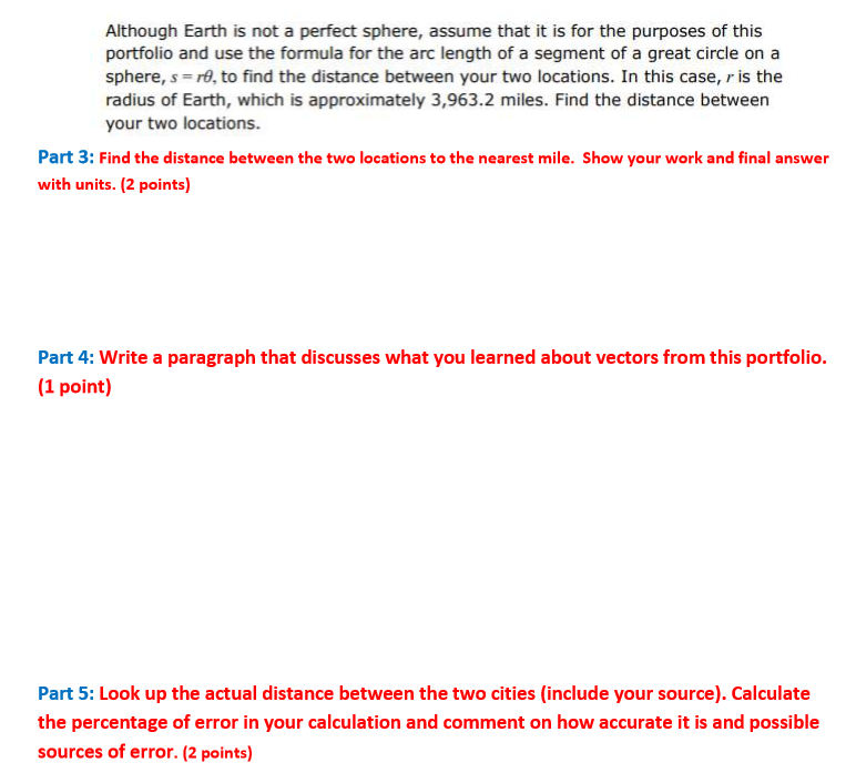 Solved Although Earth is not a perfect sphere, assume that | Chegg.com