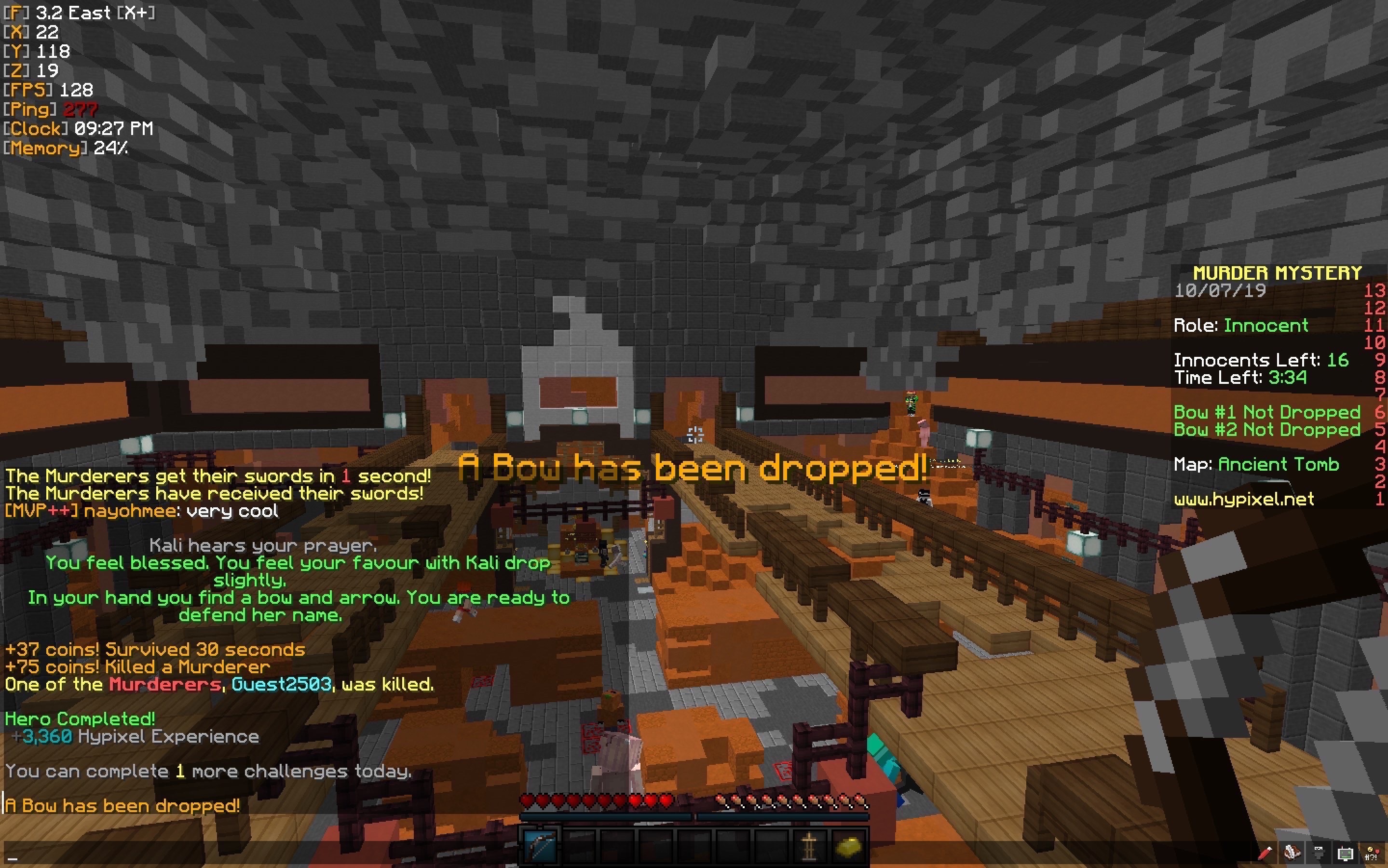 Proving Hypixel Wrong with Simple Maths - Long Bow Shots Bug (Not ...
