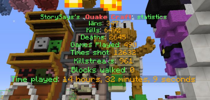 quakecraft stats | CubeCraft Games