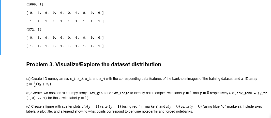 In [1]: # Import libraries # math library import | Chegg.com