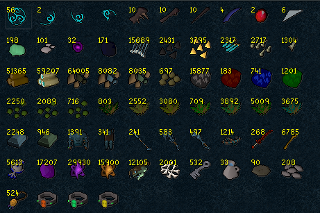 10 Spider Leg PvM Tab : r/BankTabs