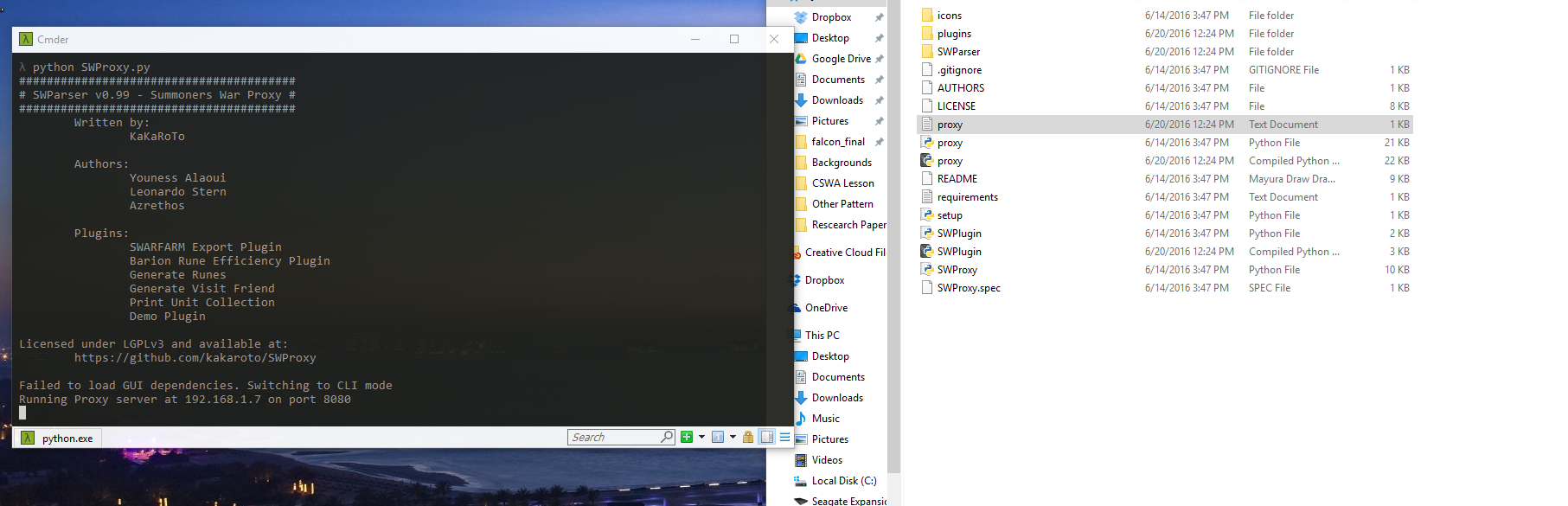 What am i doing wrong? · Issue #111 · kakaroto/SWProxy · GitHub