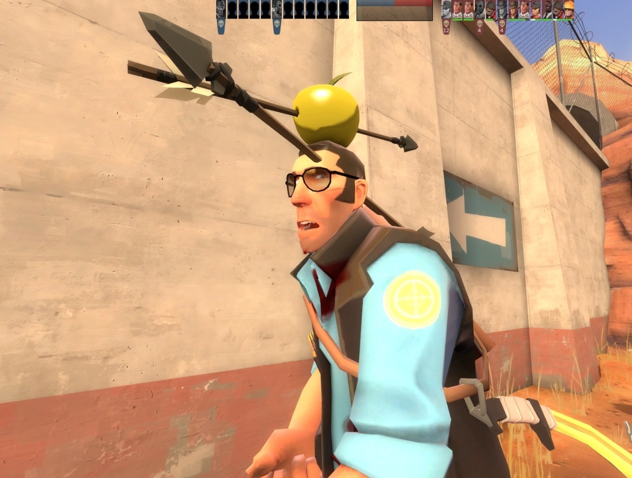 I got a screenshot of a sniper who was lucky once, but not twice... : r/tf2