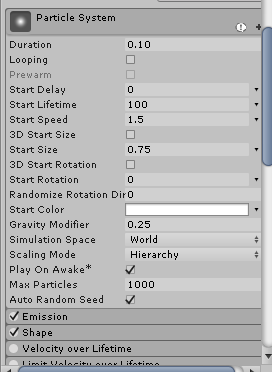 [SOLVED] Particle system move to Player ? - Unity Forum