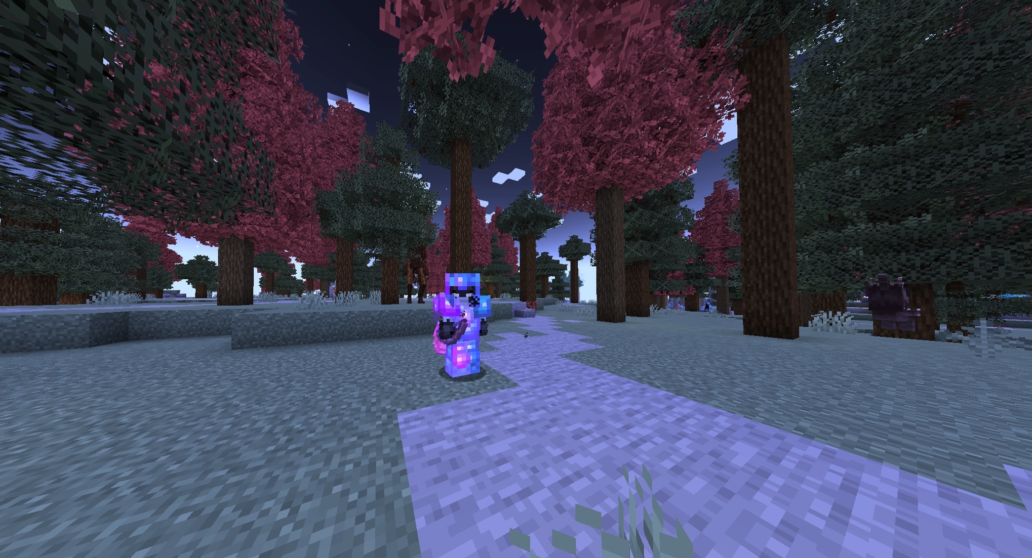 Hidebehind won't aggro if his head or upper body ist stuck in a block ...