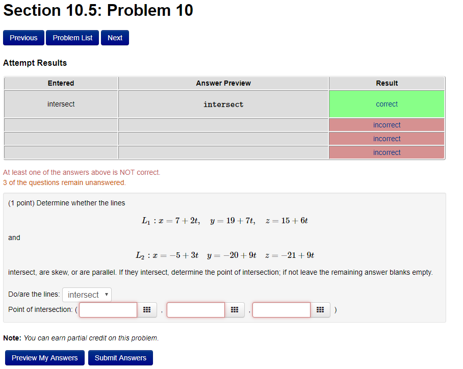 Solved Section 10.5: Problem 10 PreviouS Problem List Next | Chegg.com
