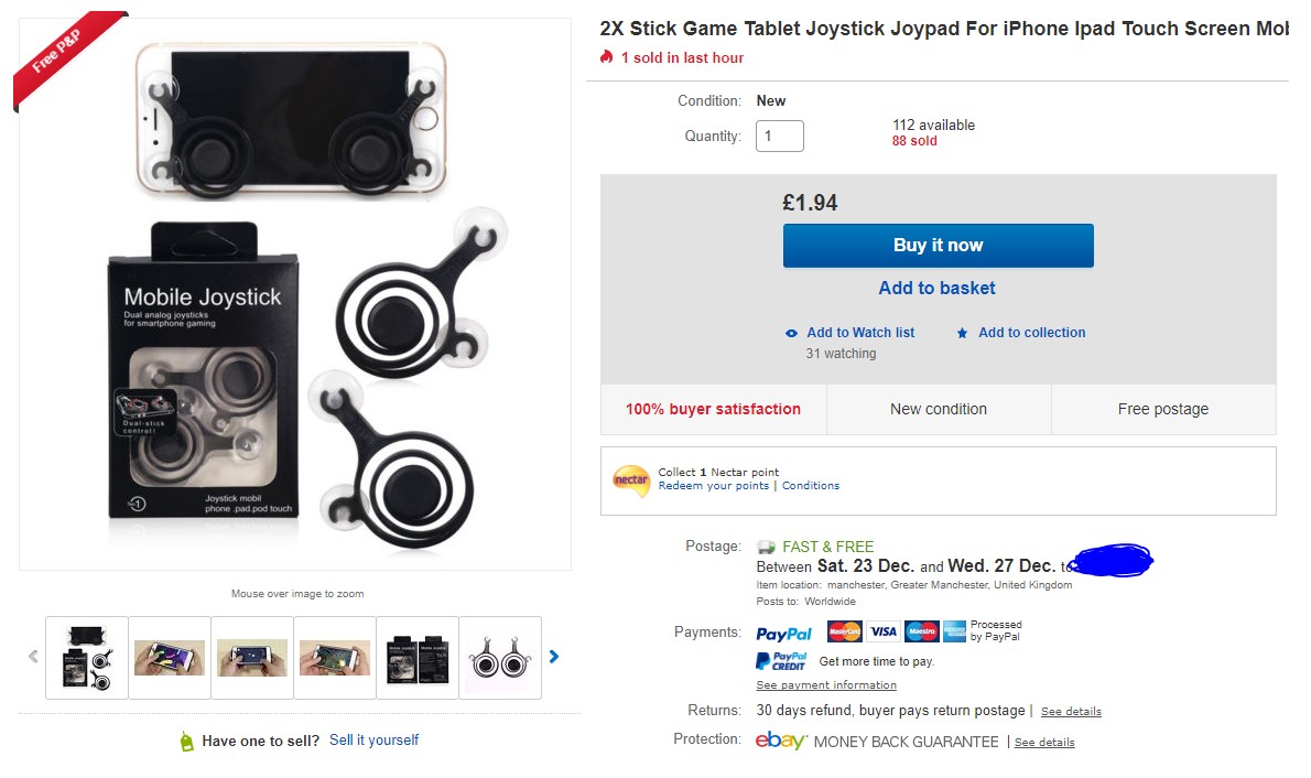 Mobile Joystick Mini : INEEEEDIT