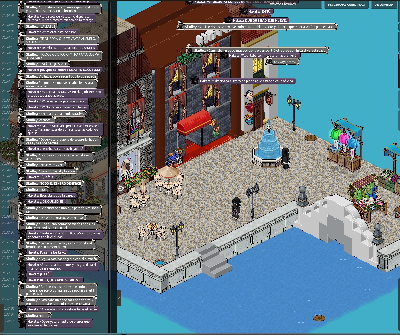 Tablón de Interacciones - Water Seven