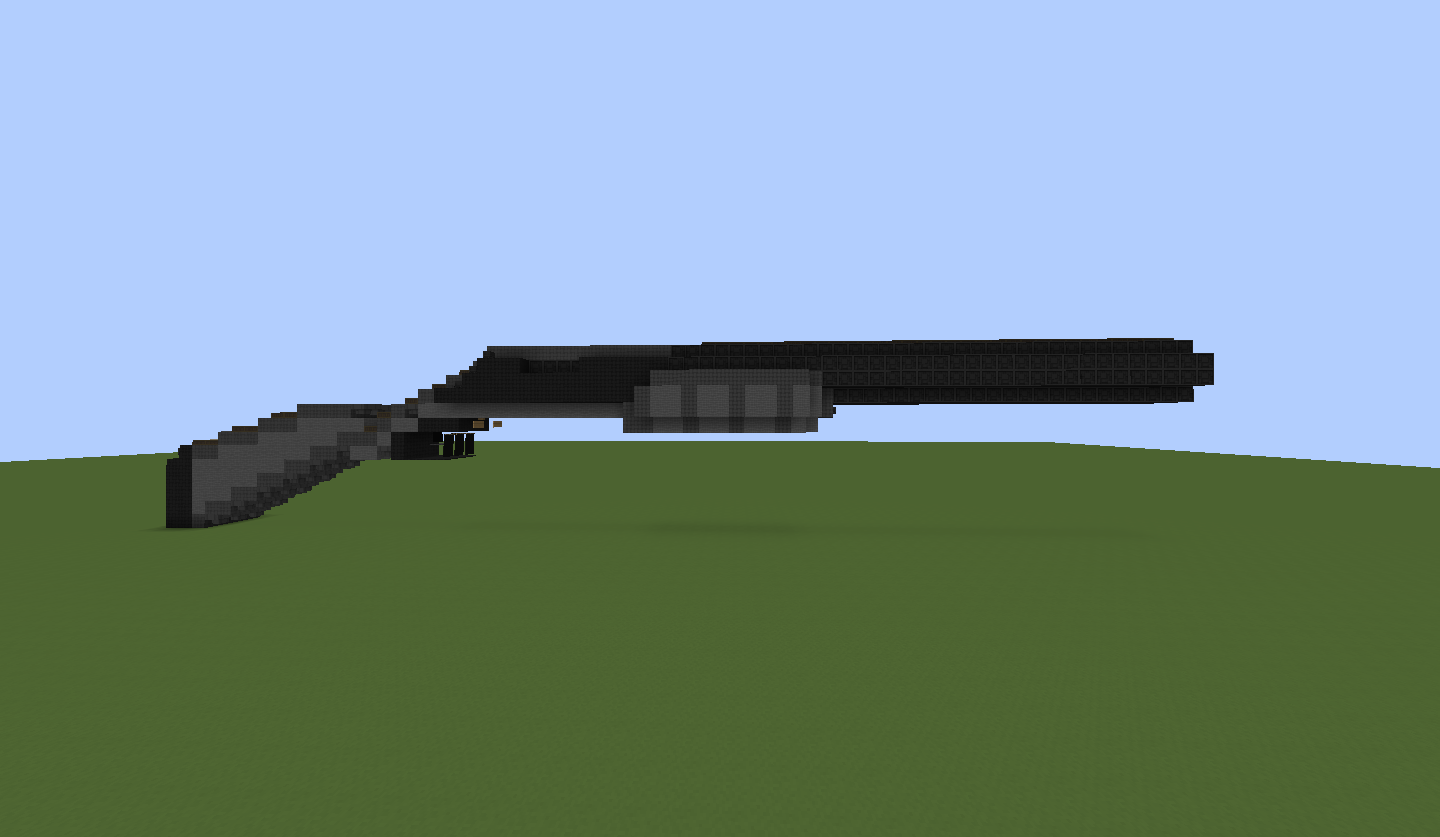 Build - Giant Remington 887 Pump Action Shotgun In Minecraft ...