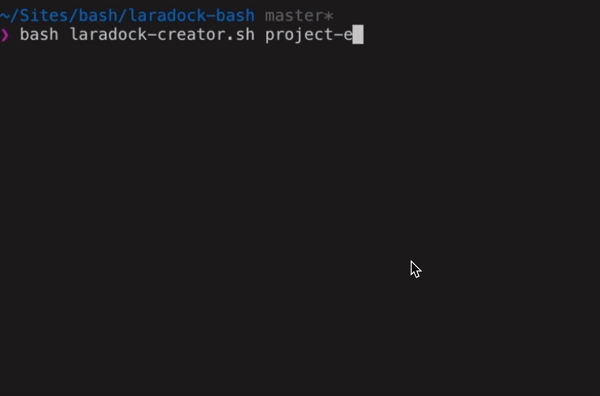 【超簡単】Laradockの環境構築が面倒臭いので ShellScript にまとめてみた #Laravel - Qiita