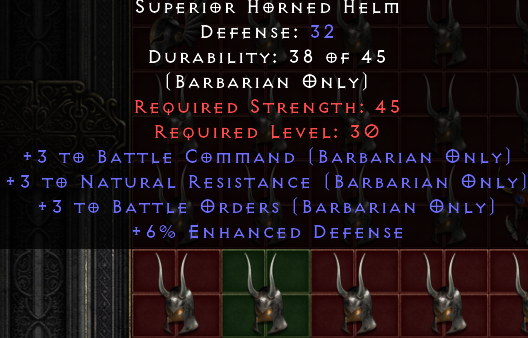 Barb Helm Base - Topic - d2jsp