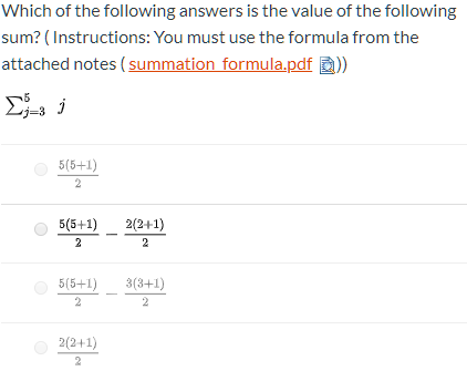 Solved Which of the following answers is the value of the | Chegg.com