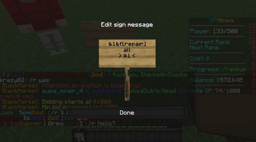 Players with sign color permission still able to create essentials ...