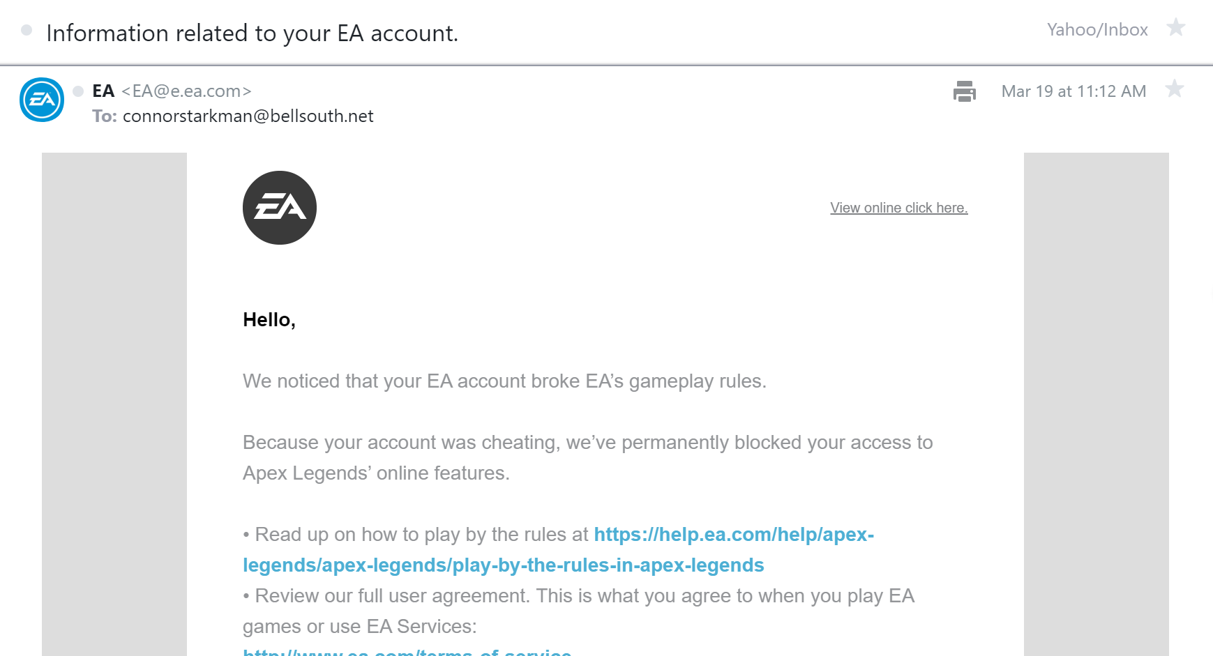 I've been banned on two accounts for using the cloud gaming platform ...