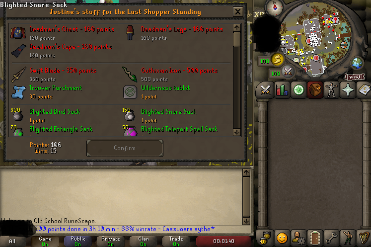 LMS service for Ironmen / Completionist | Sell & Trade Game Items ...