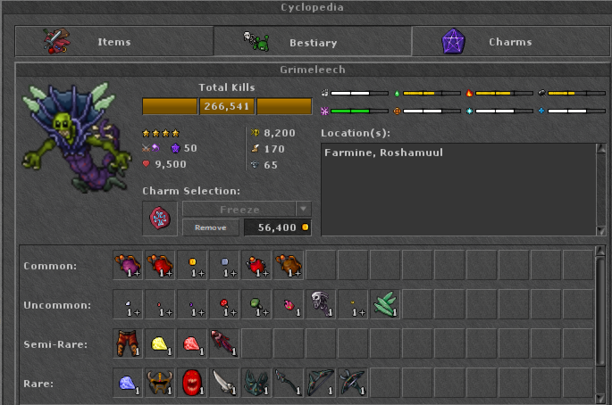 What's at the top of your Bestiary? : r/TibiaMMO