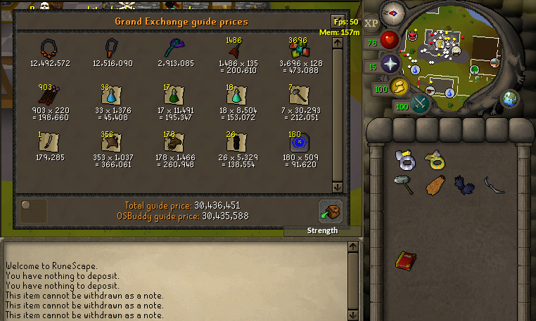 Level 64 Gmaul Pure [Quested] [15 Pray Fcape] [Imbued Rings] Complete ...