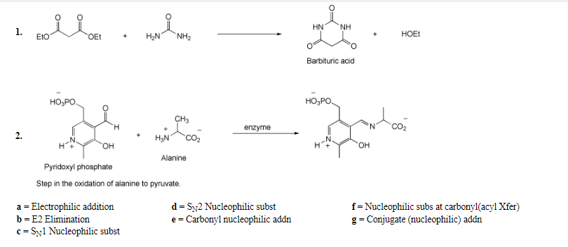 Solved HN NH Eto Barbituric acid HO3PO CH3 N CO2 2. H3N CO2 | Chegg.com