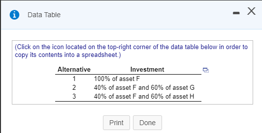 Solved You have been given the following return data, E, on | Chegg.com