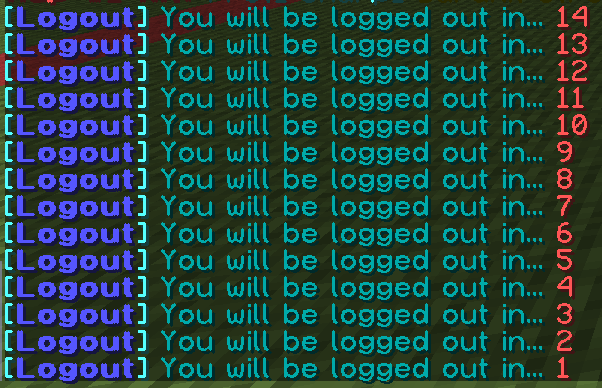 Safe Logout | SpigotMC - High Performance Minecraft Software