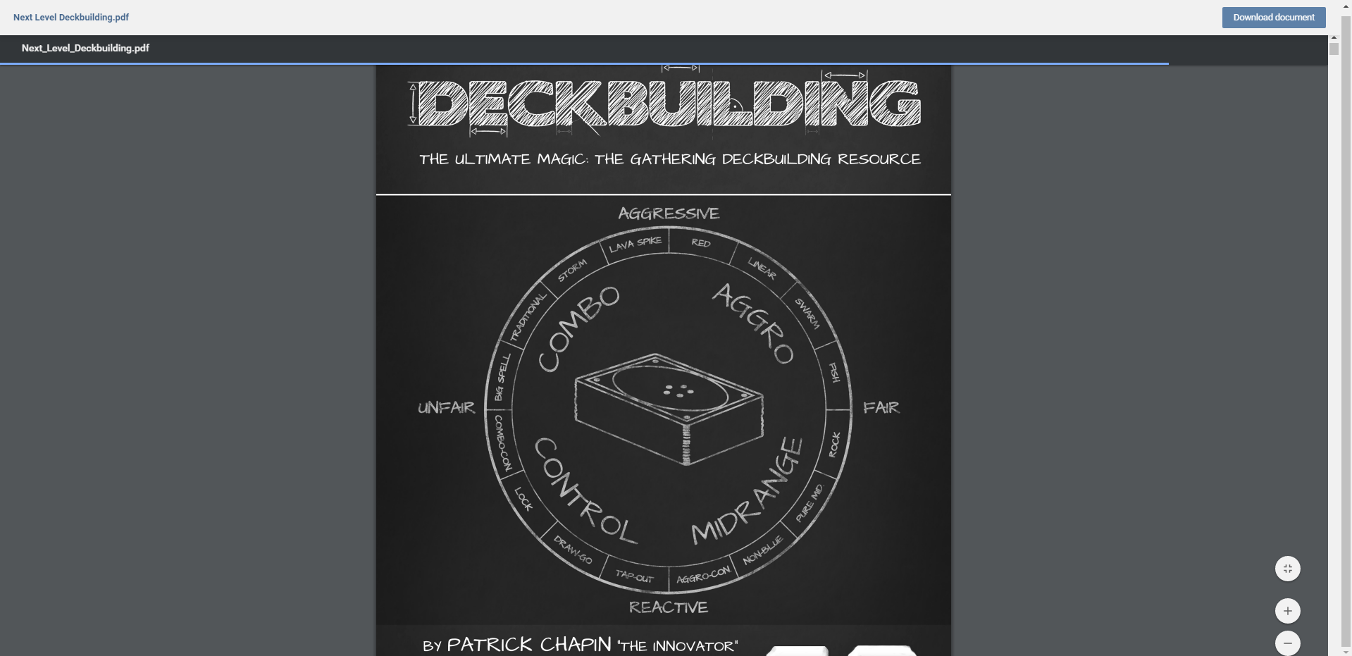 [Request]PDF of Patrick Chapin's Next Level Deckbuilding : r/bootlegmtg