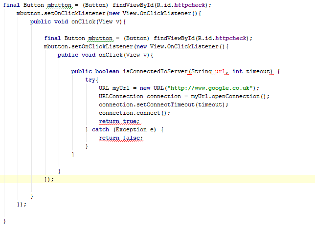 Java Check HTTP Connection To A URL Android Stack Overflow