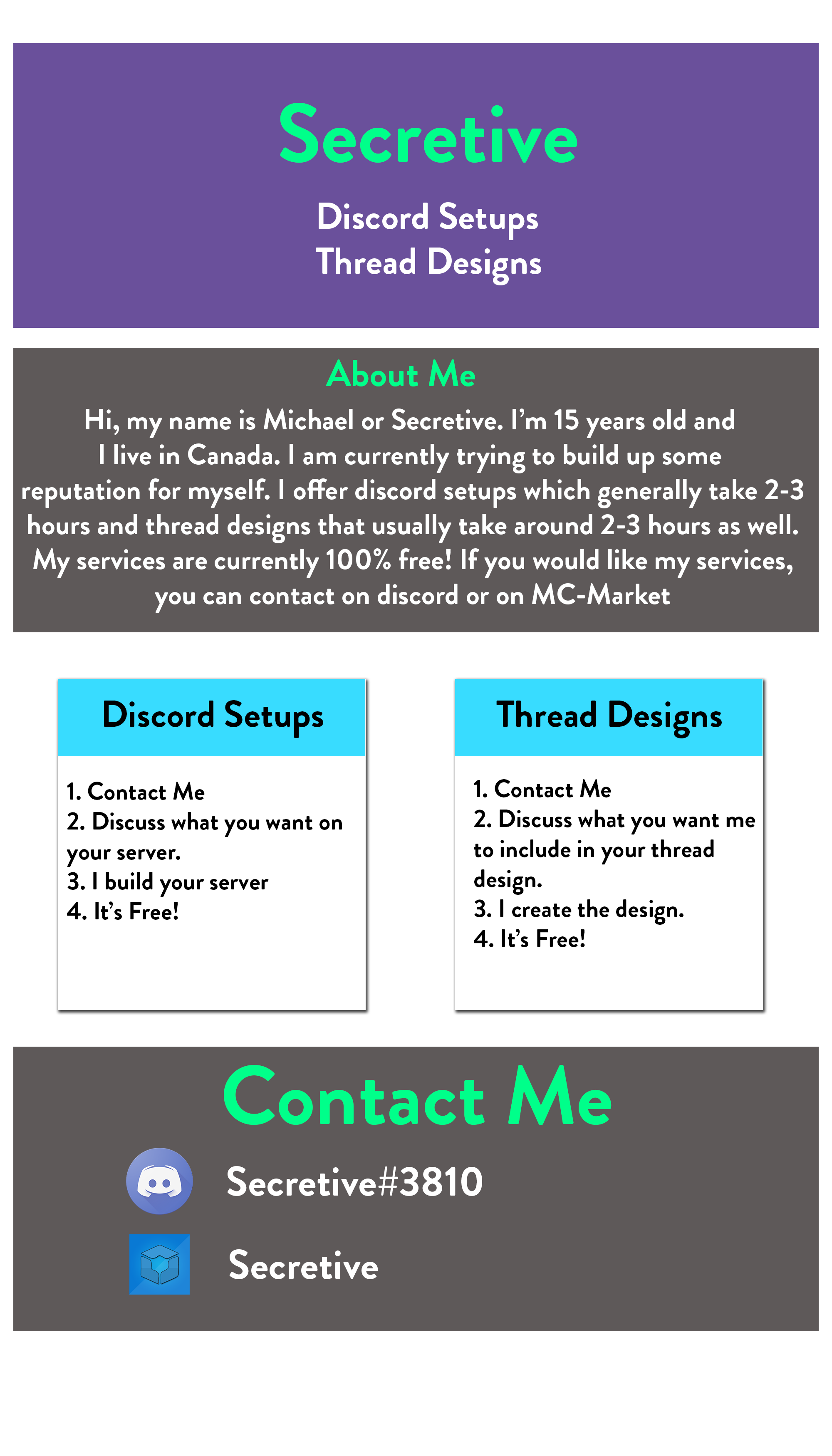 Free Thread Designs and Discord Setups | BuiltByBit