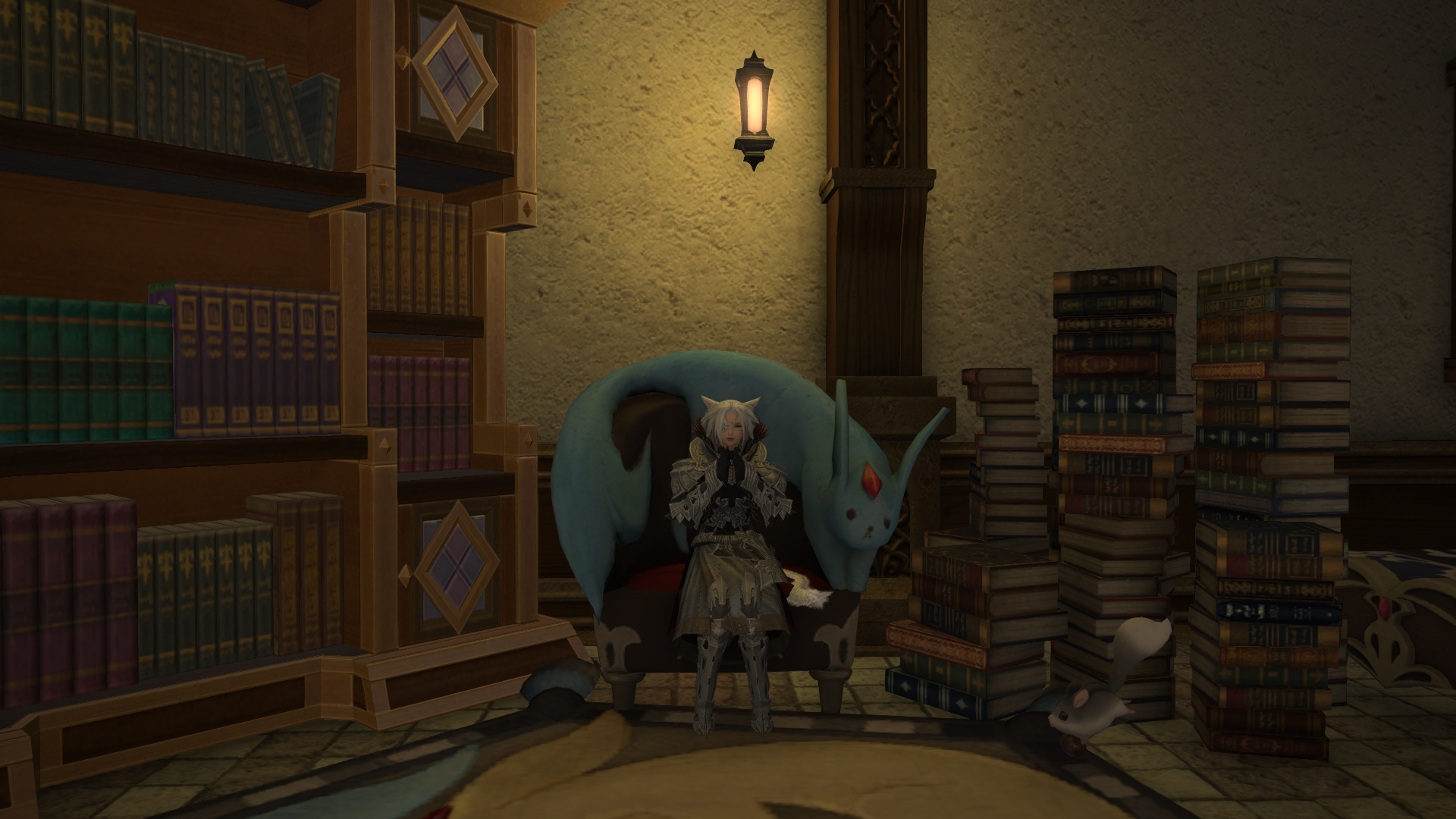 Finished decorating my Carbuncle-obsessed friend's house for him. : r/ffxiv