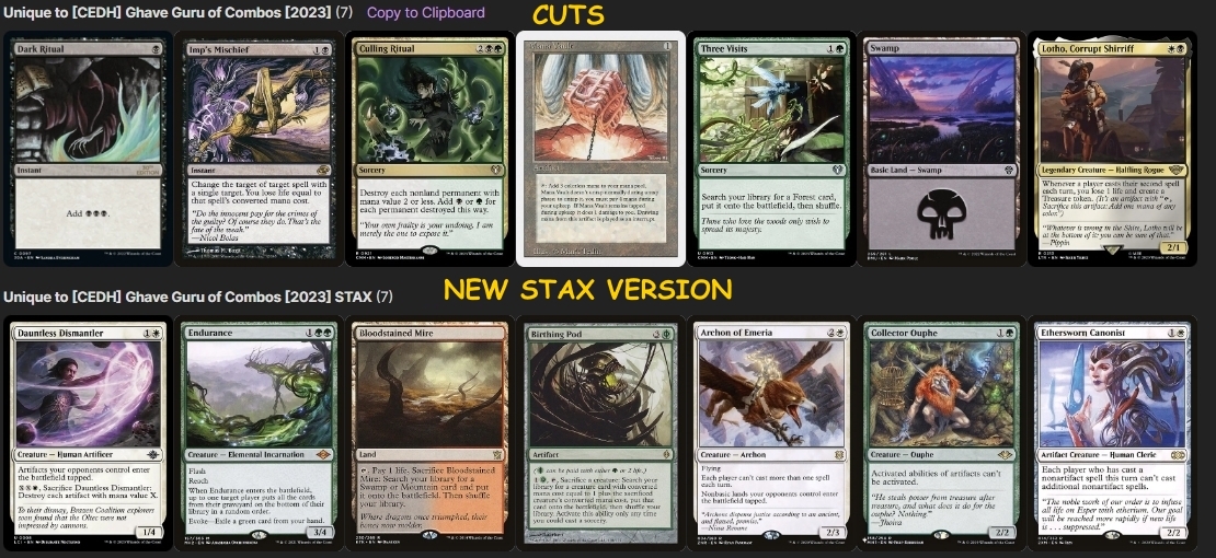 [cEDH] Ghave Guru of Combos [MH3] - Commander (Ghave, Guru of Spores)