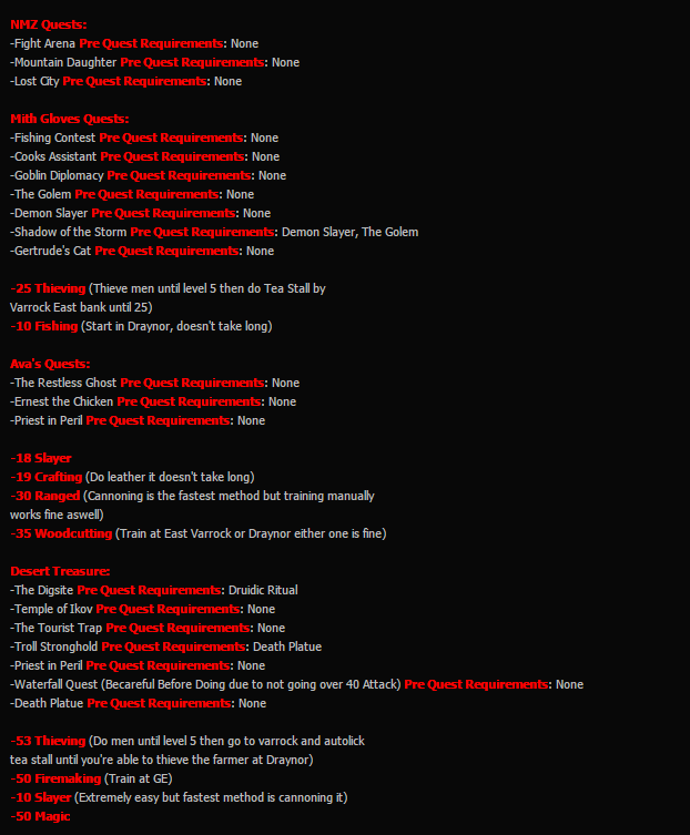 List Of LPC Quests (Made from scratch/Still in progress) - Guides ...