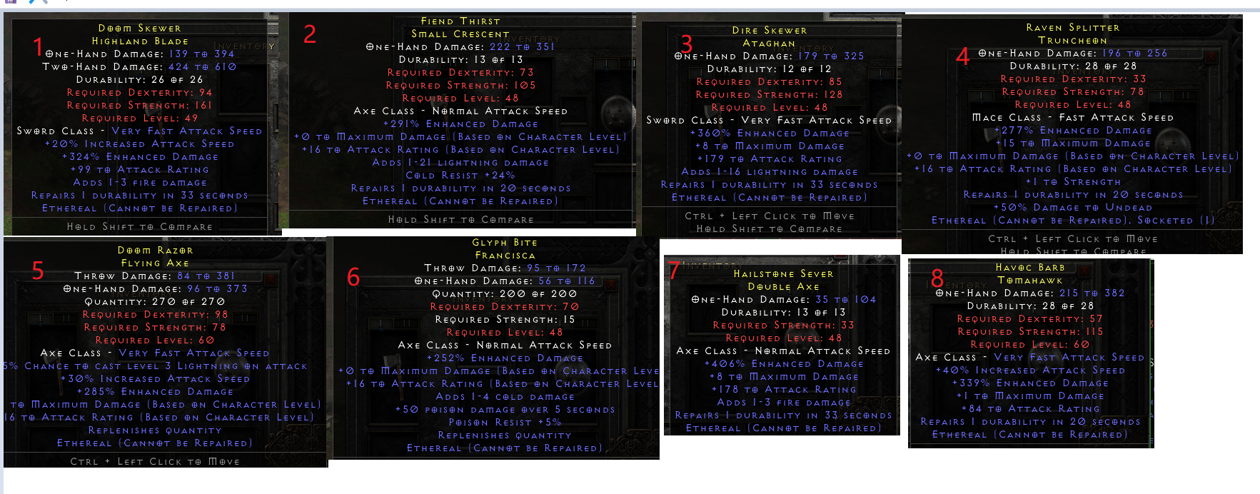 Xh23 Erep Weapons Pack Ias Cruel Fools - Topic - d2jsp