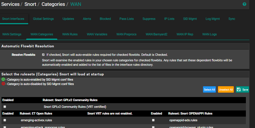 Tutorial: Setting up Snort On pfsense 2.4 With OpenappID : r/PFSENSE