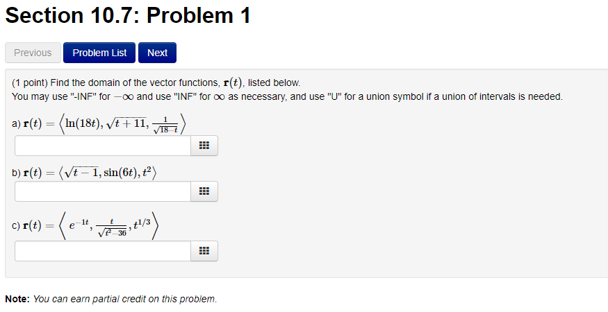 Solved Section 10 7 Problem 1 Previous Problem List Next 1