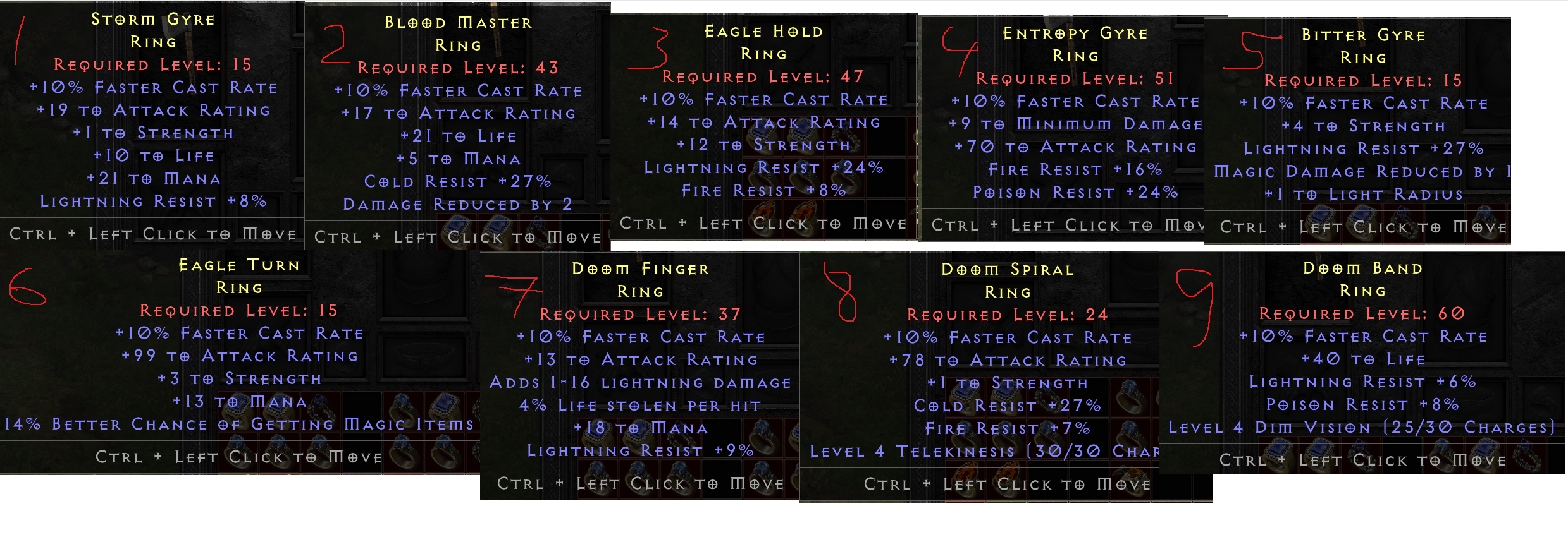 Rare Fcr Rings Here - Topic - d2jsp