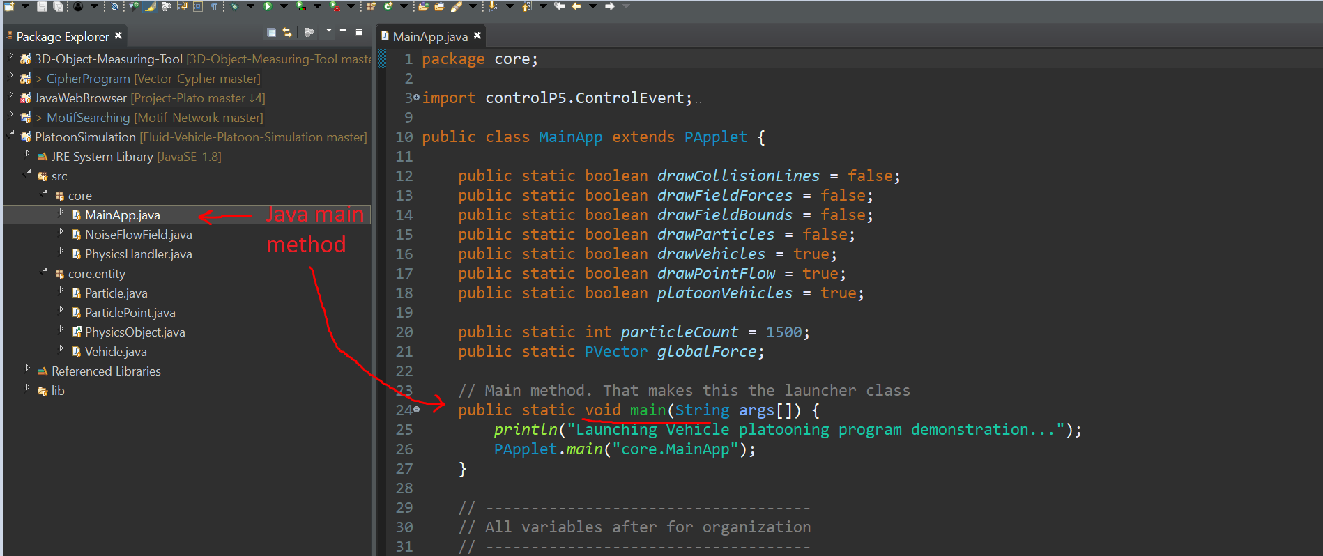 GitHub - zach-v/Fluid-Vehicle-Platoon-Simulation: A visual fluid physics engine that shows the ...