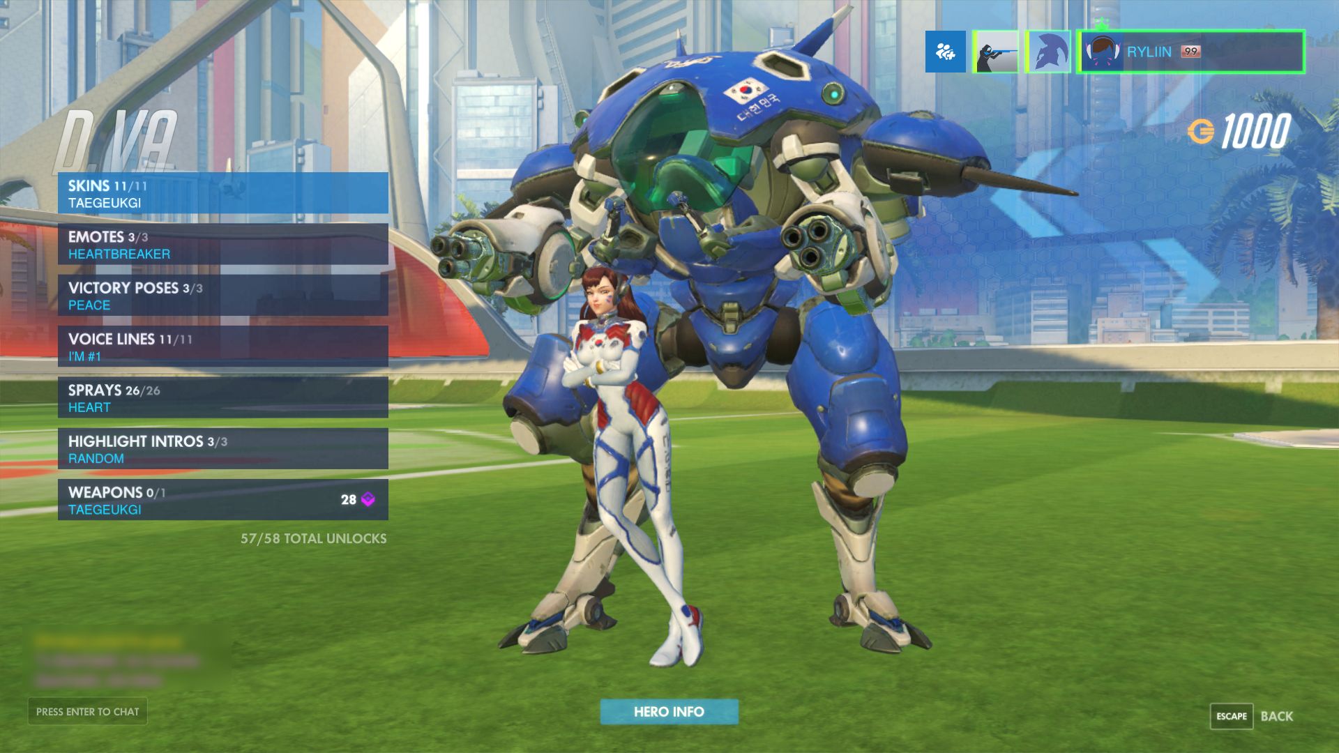 Everything Unlocked for D.Va! : r/Overwatch