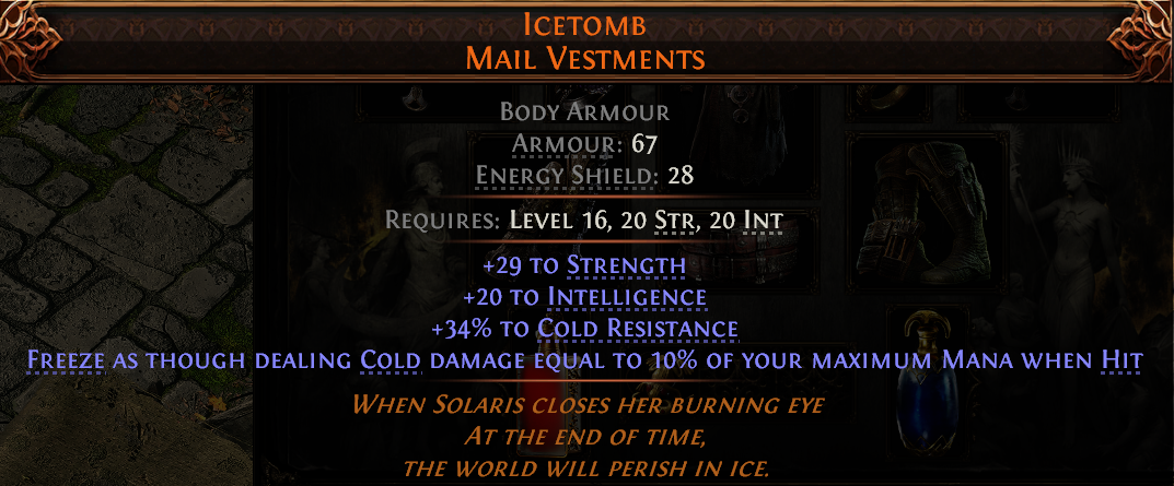 Icetomb Body Armor - Topic - d2jsp