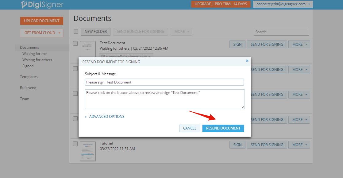 How Can I Edit Text After I Added It To My Document And Sent It For Signing DigiSigner