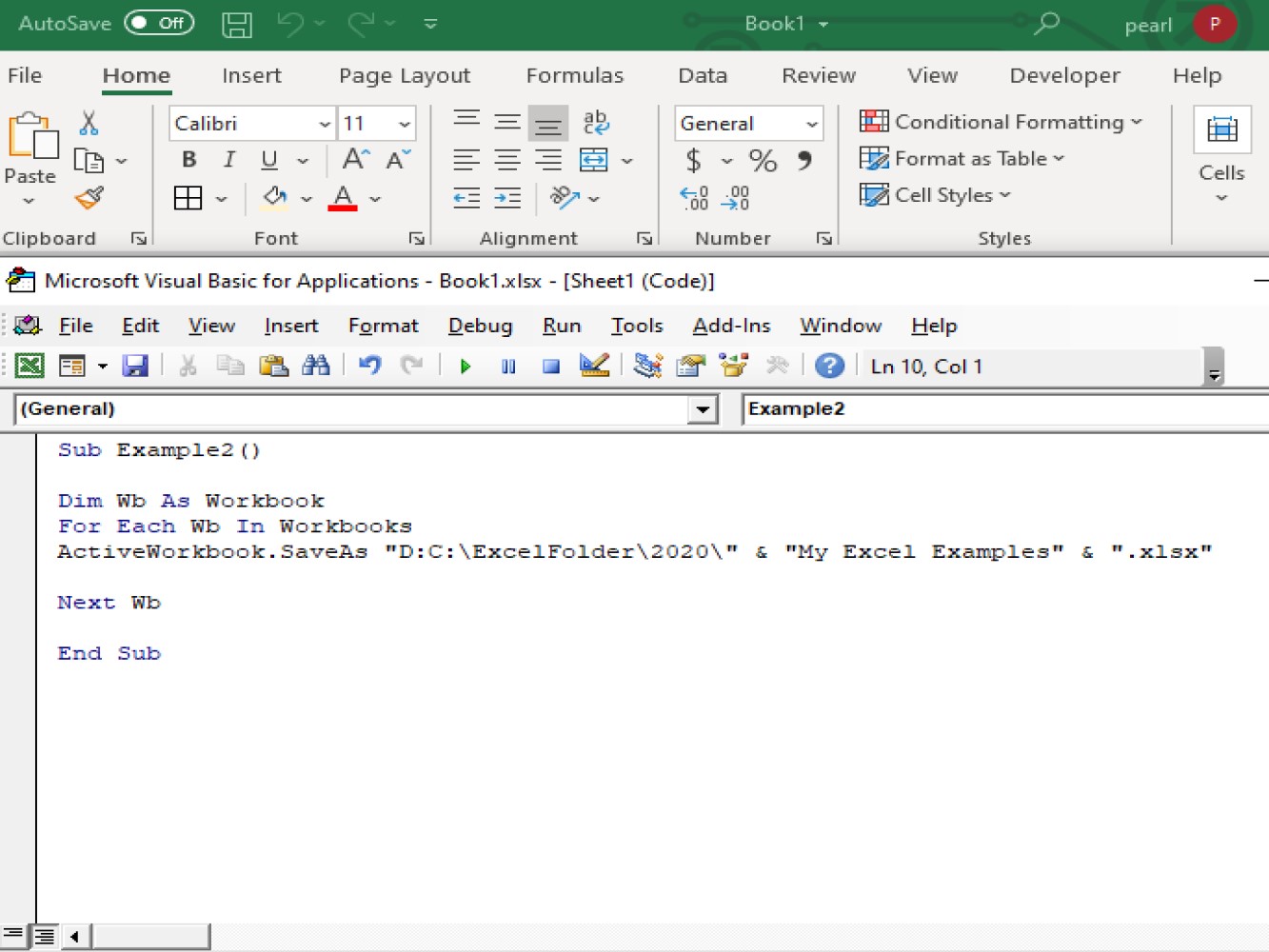 How To Use VBA Excel Save And Save As 500 Rockets Marketing