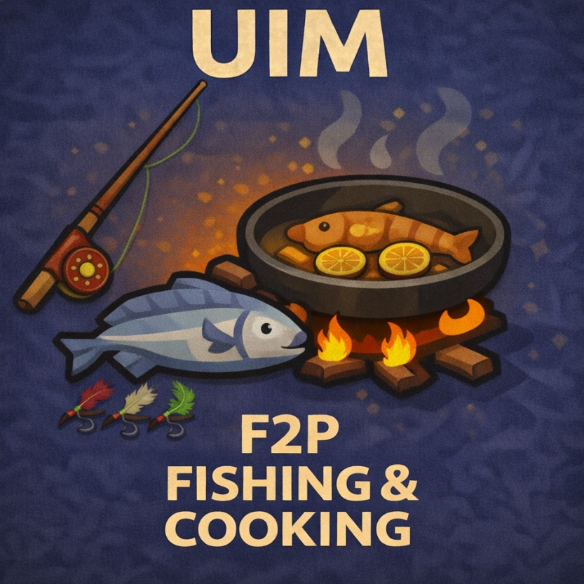 UIM F2P Barb Fisher & Cooker - Free - DreamBot - Runescape OSRS Botting