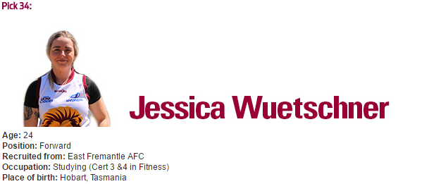 Past - Jessica Wuetschner (2016-2022) | BigFooty Forum