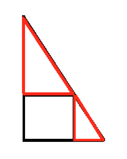 Determining the area of a triangle using only squares : r/math