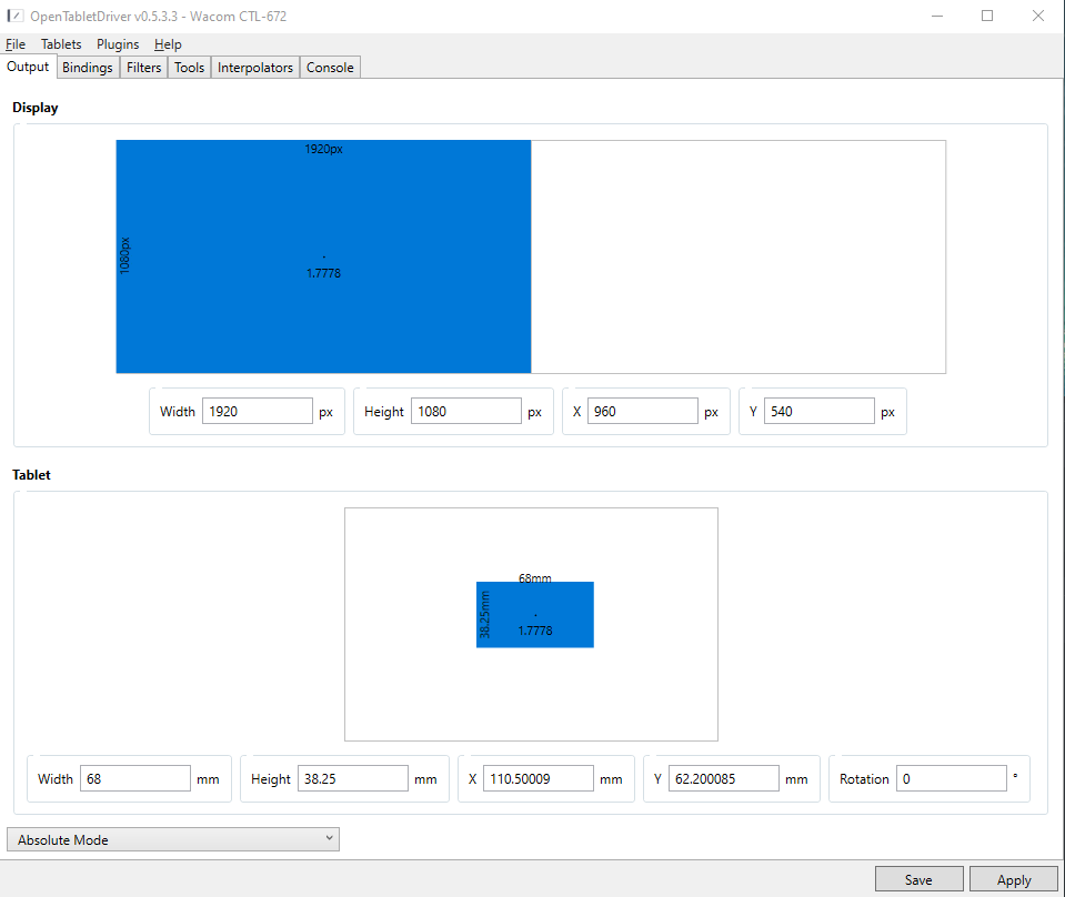 Need help converting tablet area to different resolution : r/osugame