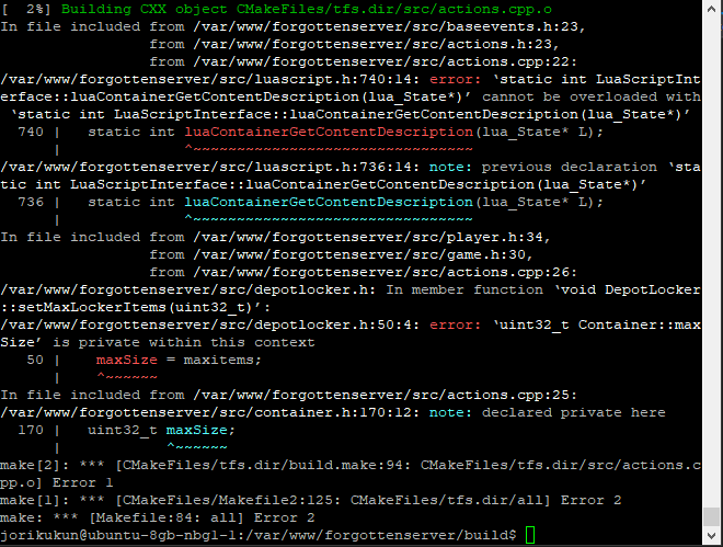 Compiling - TFS 1.3 - Reward Chest | OTLand